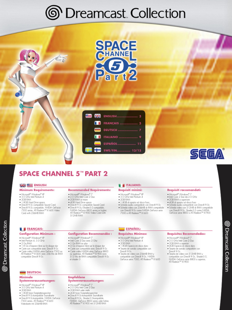 Manual SPACE CHANNEL 5 | PDF | Ibm Pc Compatibles | Computer Hardware
