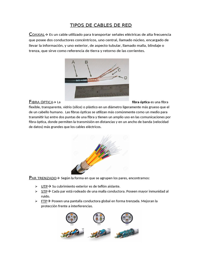 Tipos de Cables | PDF