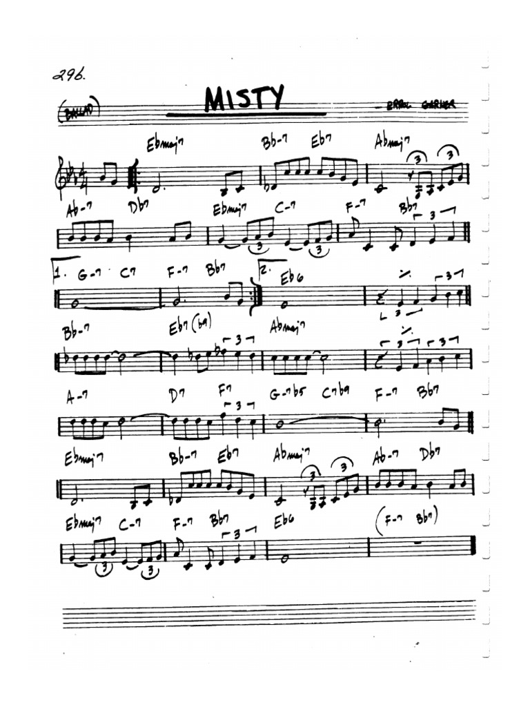Misty Partitura | PDF