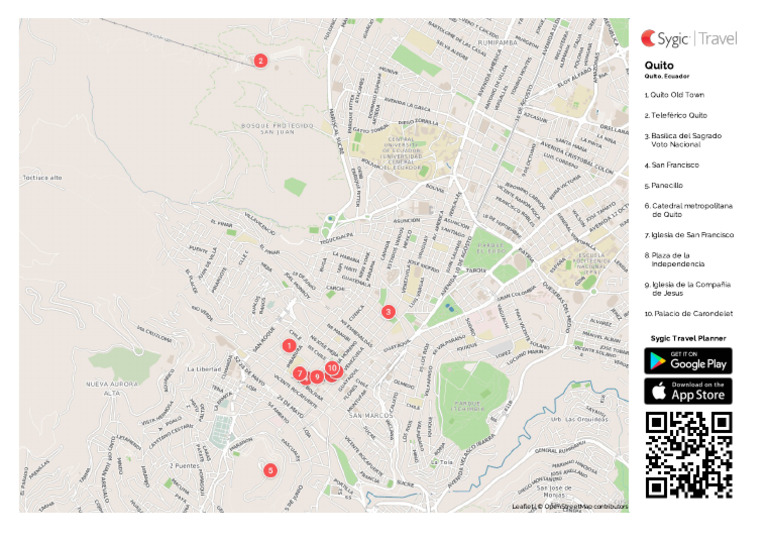 Quito Mapa Turistico para Imprimir 87335 | PDF