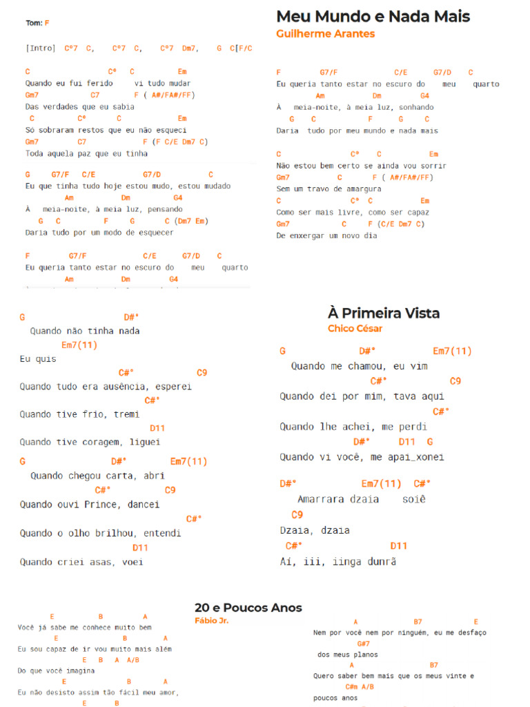 Repertório MPB | PDF