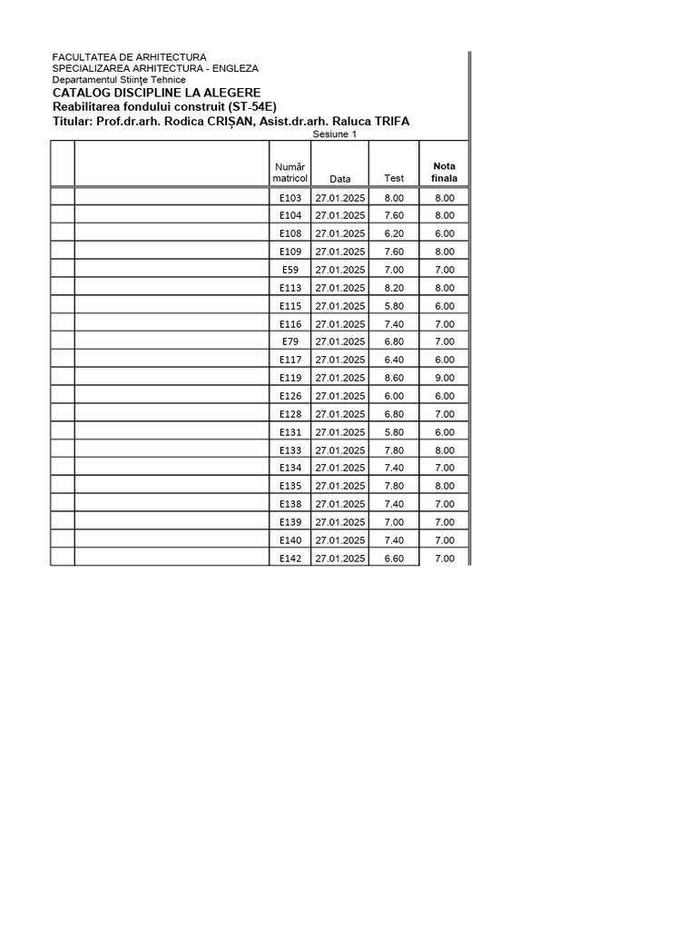 RFC - Note Examen 27.01 - An 5E | PDF