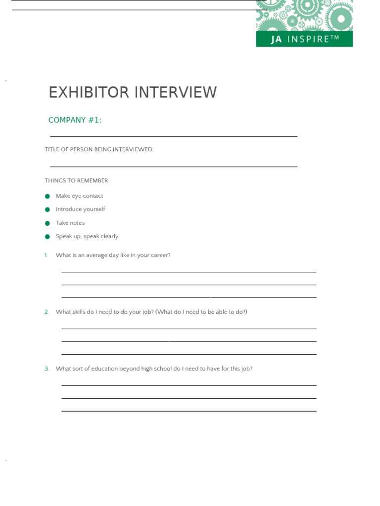 Copy of 5 (2).3_EXHIBITOR_INTERVIEW_form | PDF