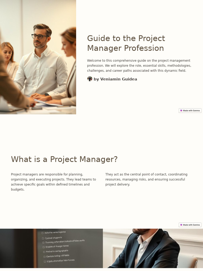 Project Management Career Guide | PDF | Software Development Process ...