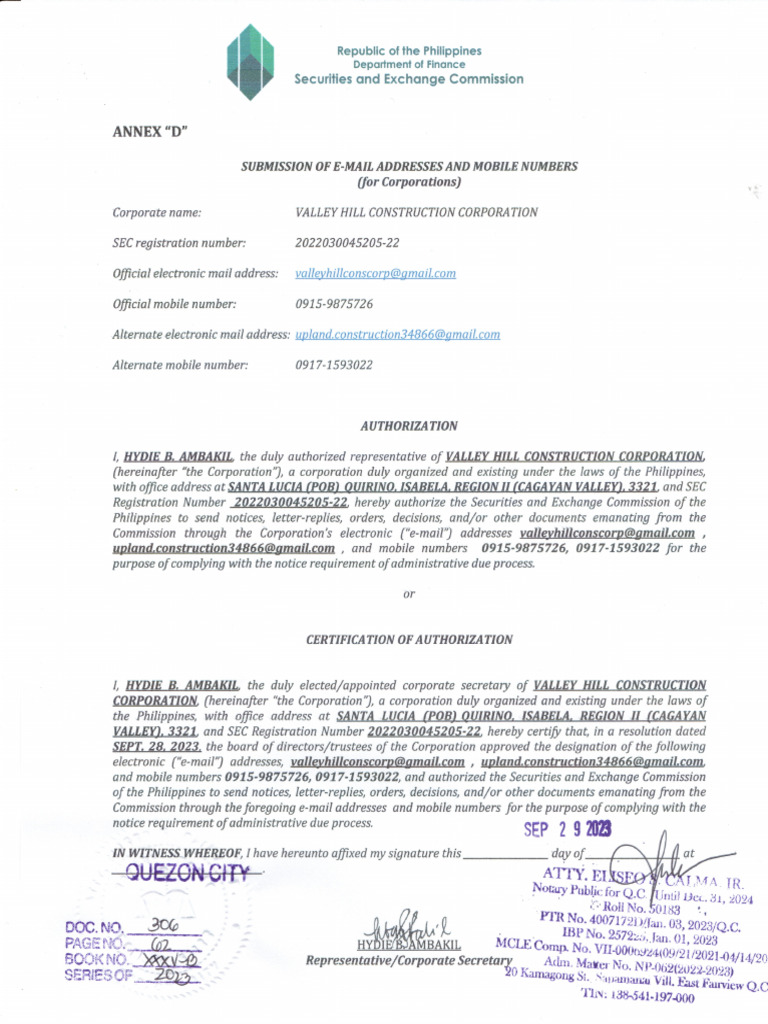 MC Valley Hills | PDF