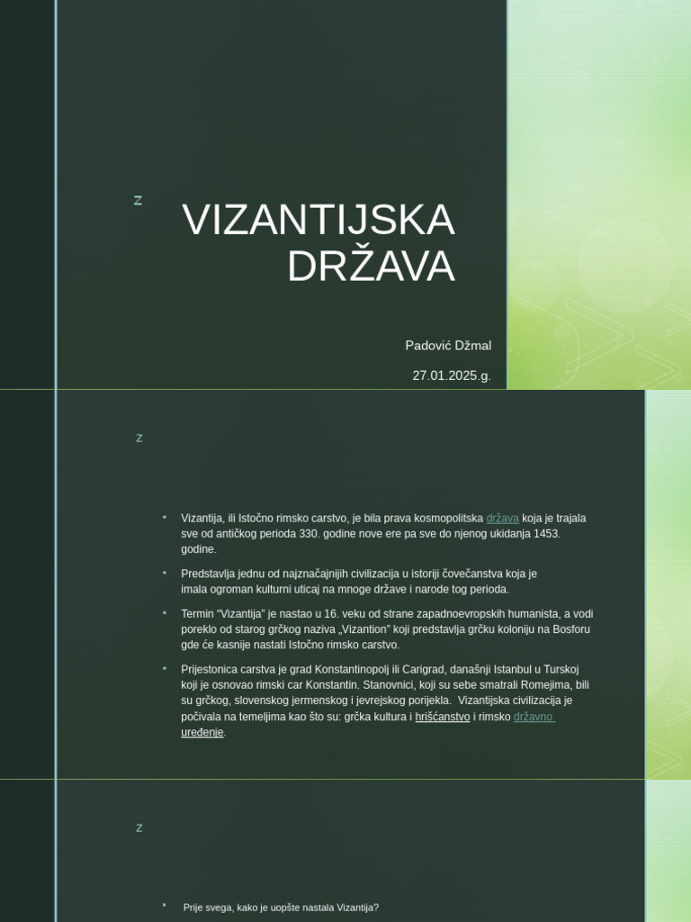 Vizantijska Država | PDF