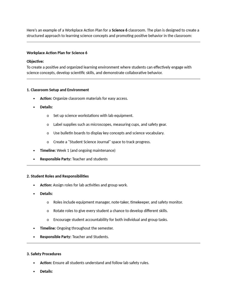 WAP in Science 6 With Graph | PDF | Teachers | Learning