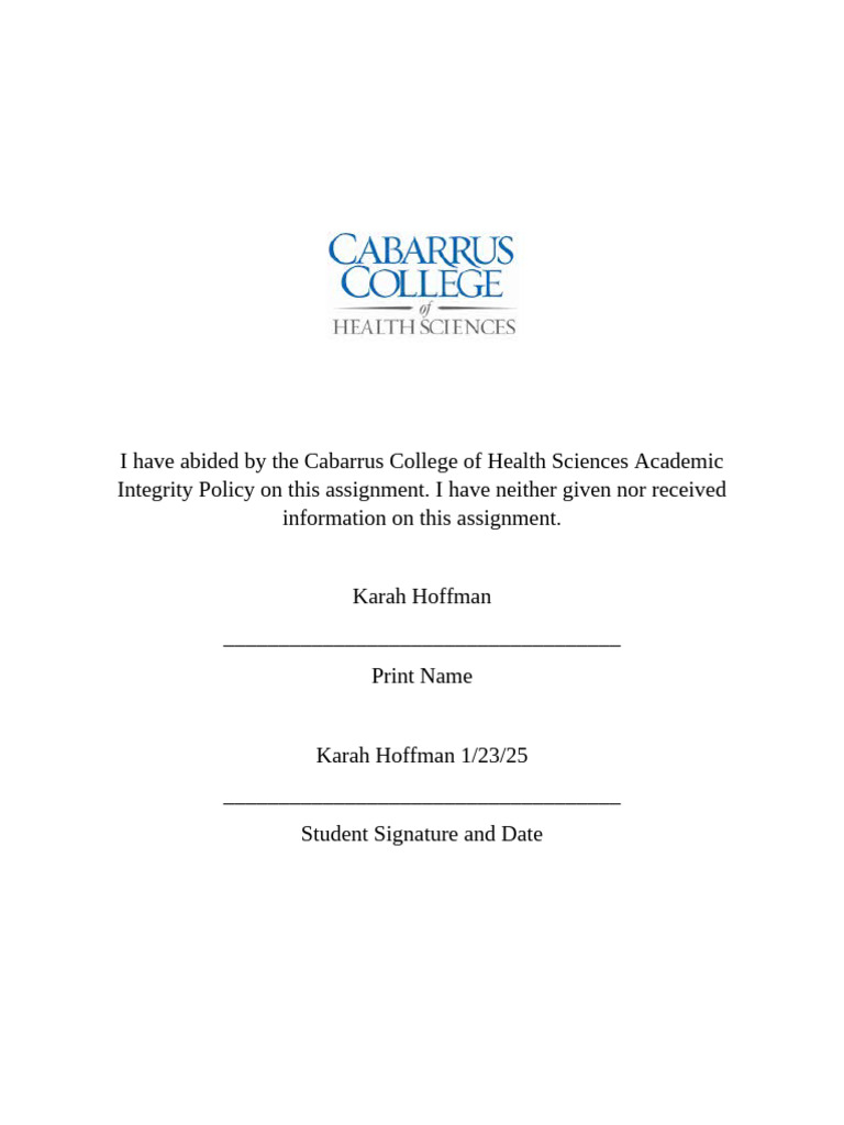 Integrity Statement | PDF