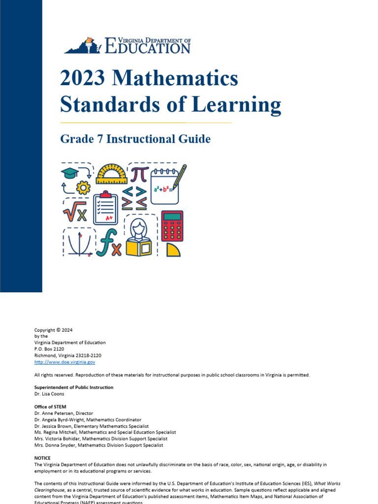 Math Grade 7th | PDF | Numbers | Decimal