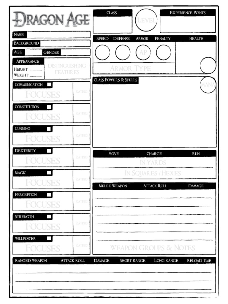 Character Stats and Abilities Overview | PDF