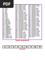 Numeros de 10 en 10 Al 100 | PDF