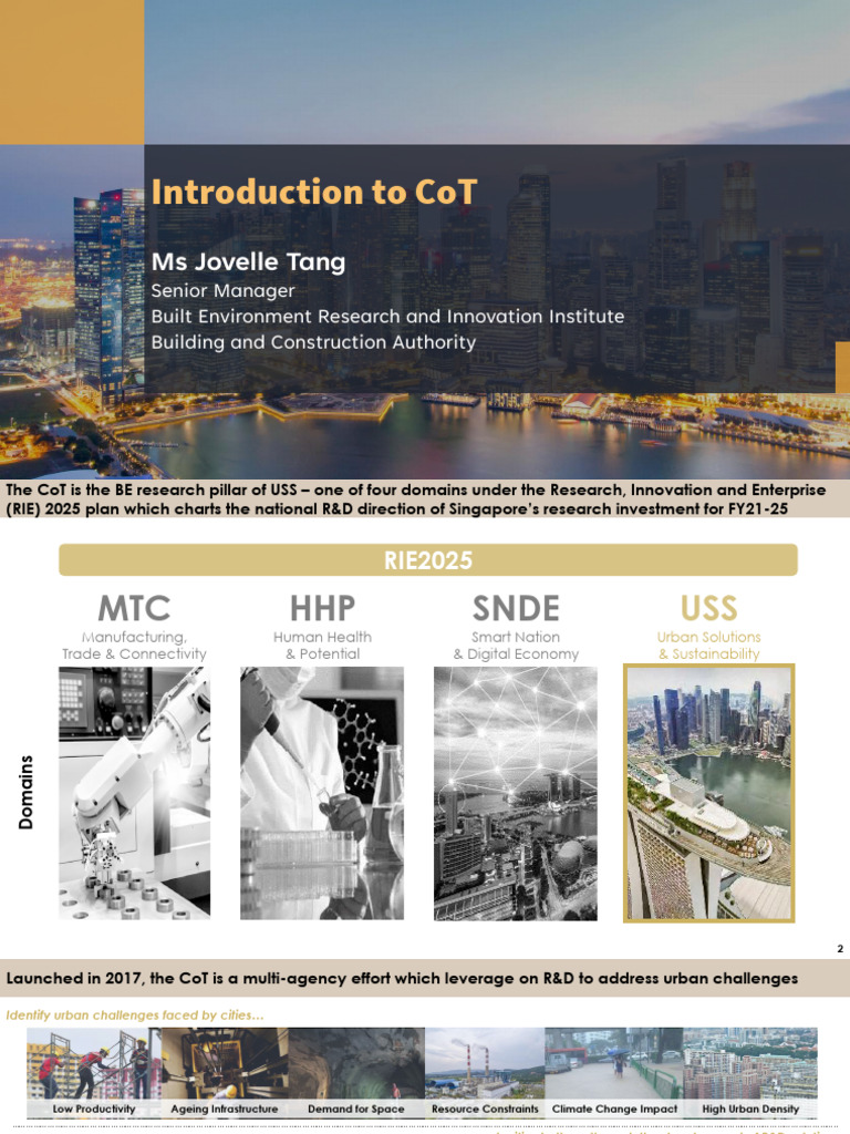 Introduction to CoT | PDF | Infrastructure | Sustainability
