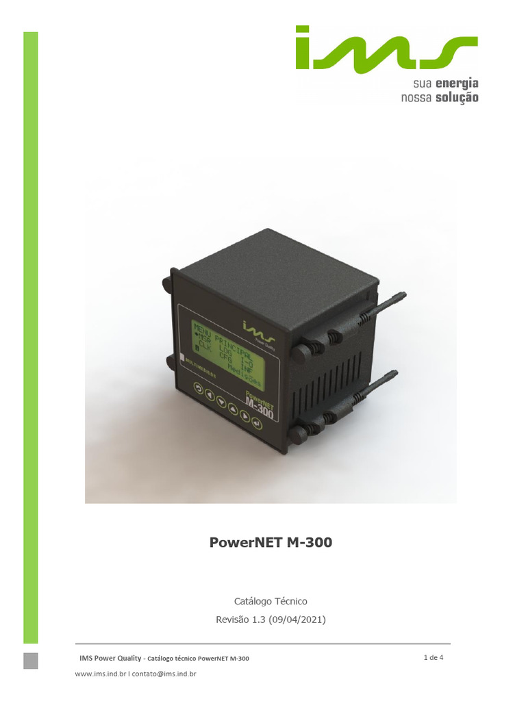 Catálogo Técnico PowerNET M-300 | PDF | Quantidades físicas