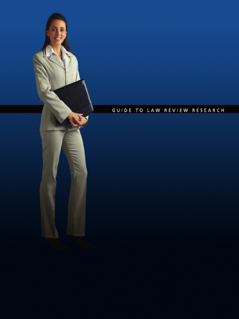 Law Review Research Guide | PDF