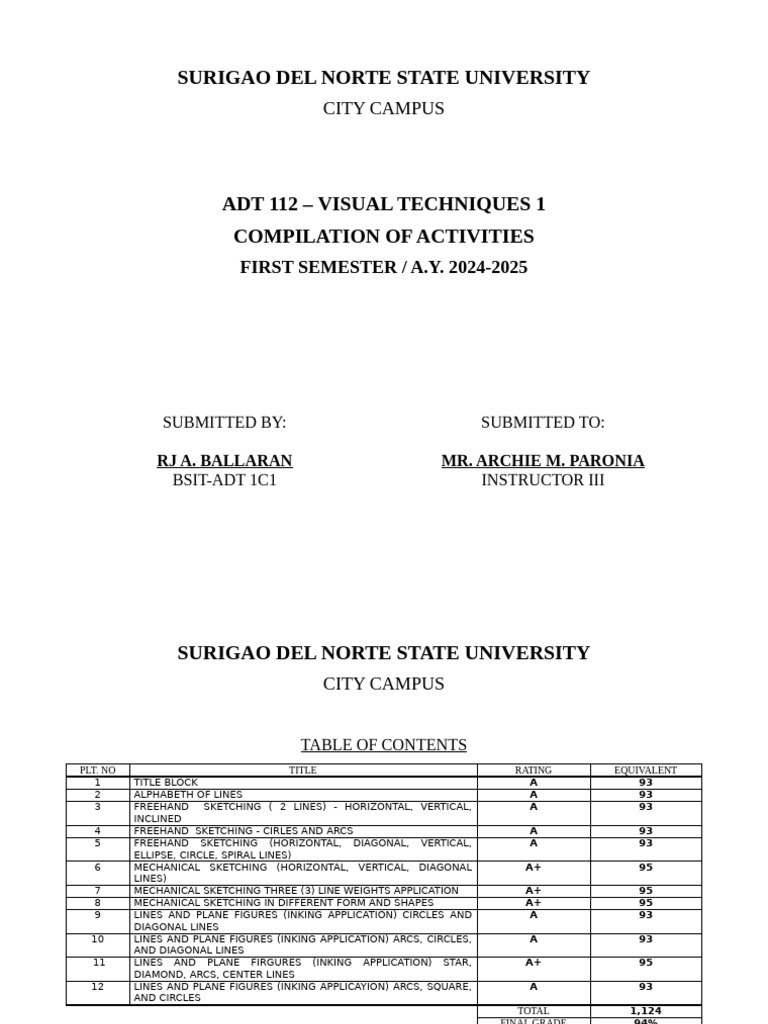 ADT-112 Front Page - Ballaran | PDF