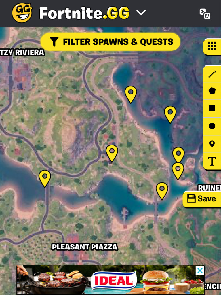 Fortnite Interactive Map - Fortnite.gg | PDF