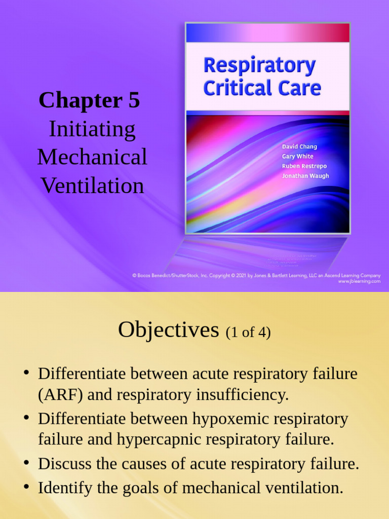 RTT 301 Chang Mech. Vent - Chap5 | PDF | Respiratory System | Physiology