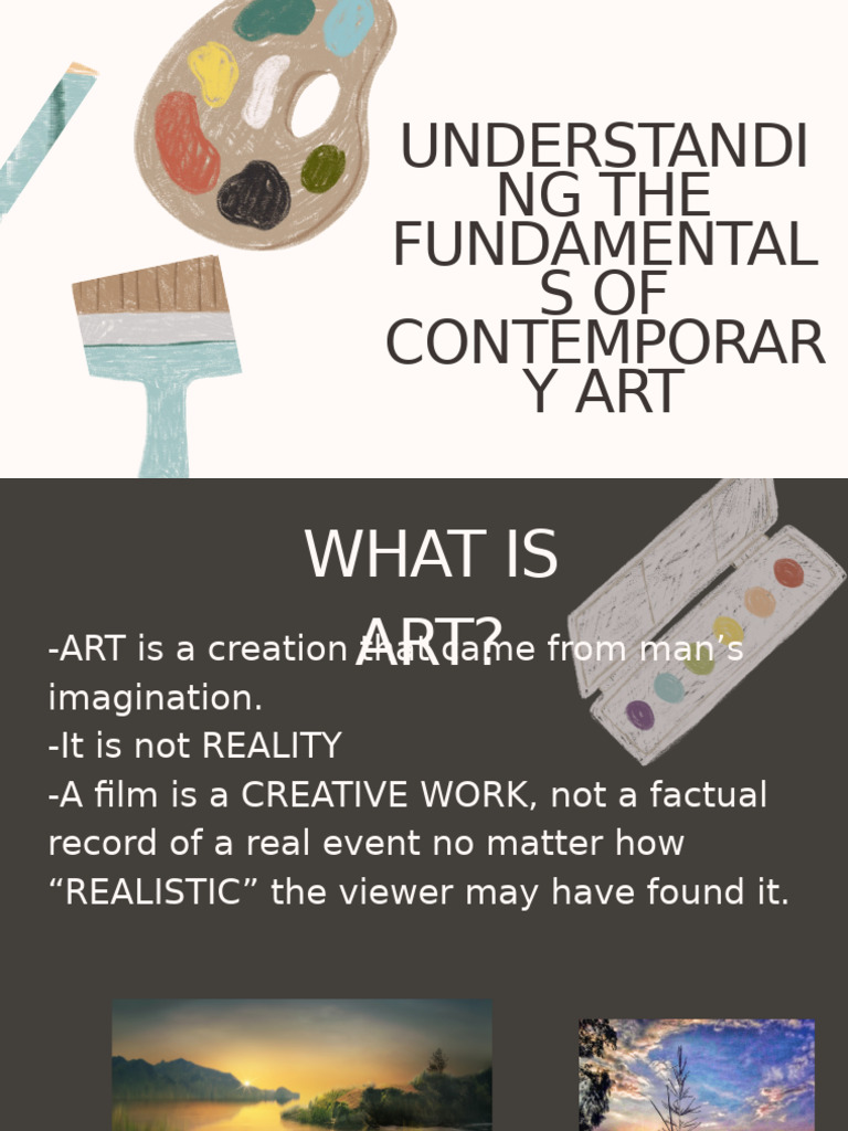 Fundamentals of Contemporary Art | PDF