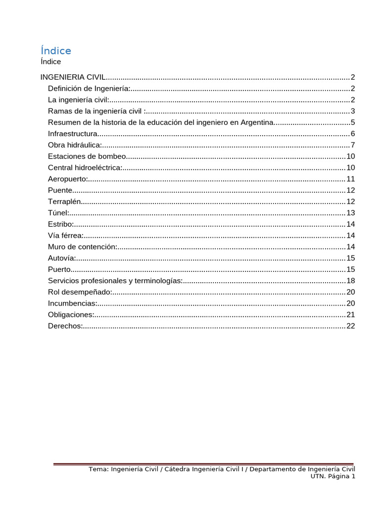 IC I-Ingeniería Civil | PDF | Represa | Aeropuerto