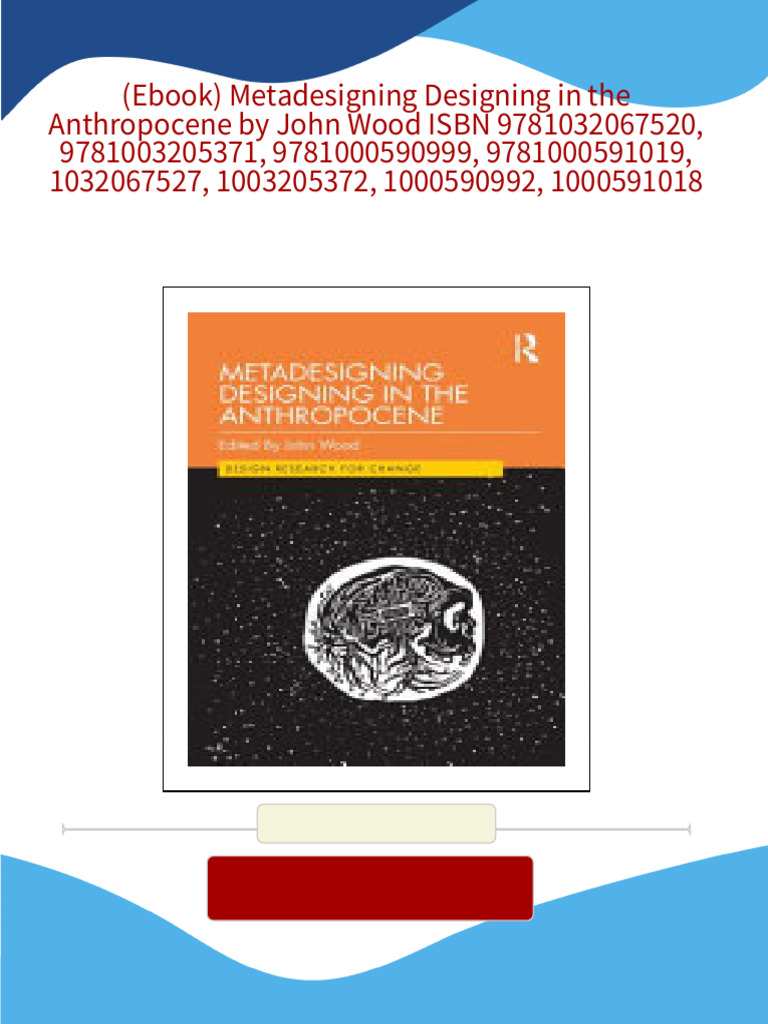 Instant Download (Ebook) Metadesigning Designing in the Anthropocene by ...