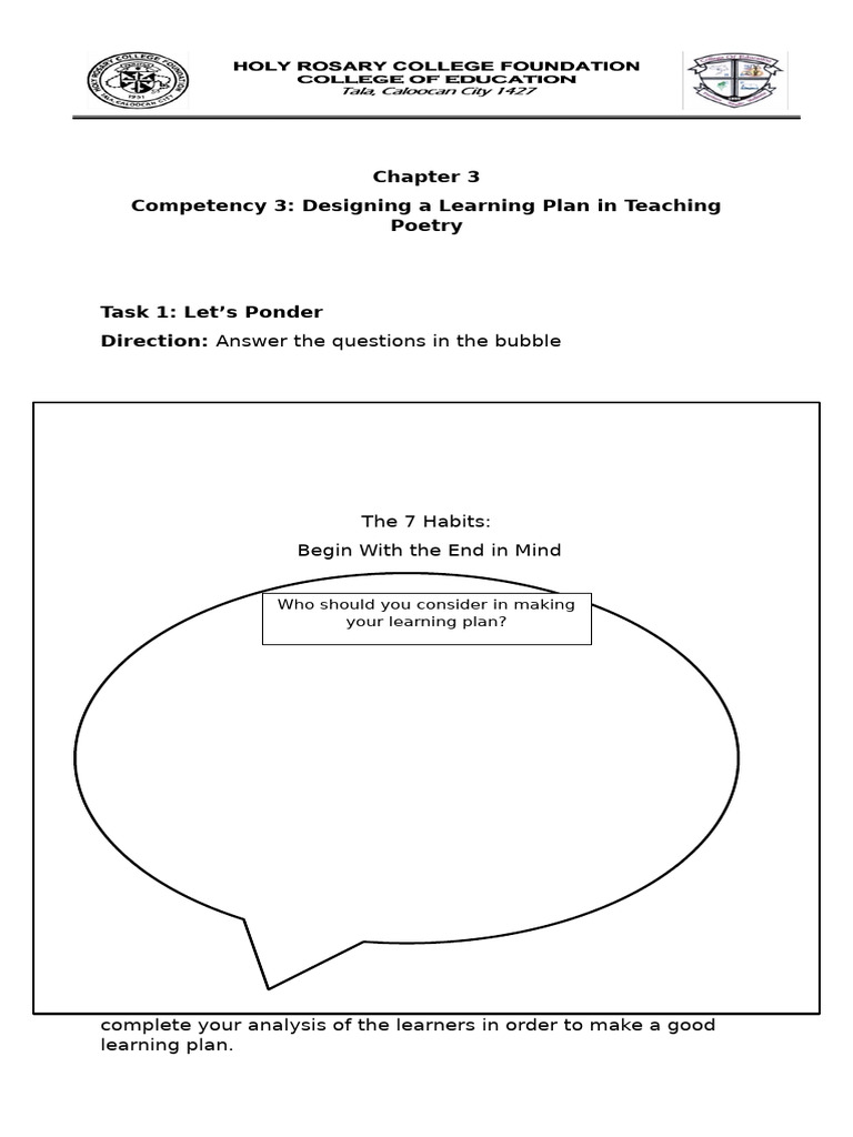 Eng 318 Chapter 3 Competency 3 | PDF | Learning | Procedural Knowledge