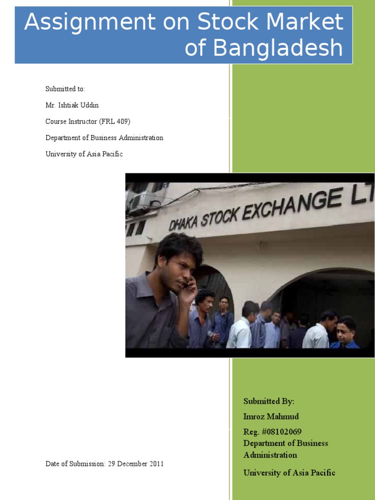 Overview of Bangladesh Stock Market | PDF | Stock Market | Investing