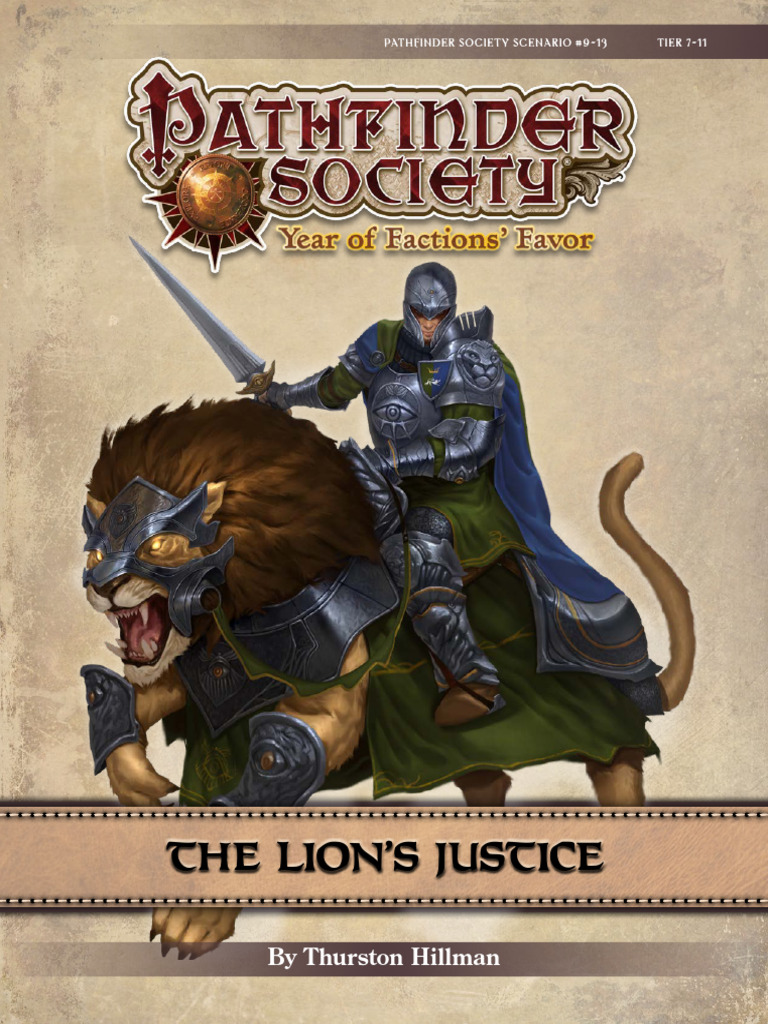 S09-13 - The Lions Justice | PDF | D20 System