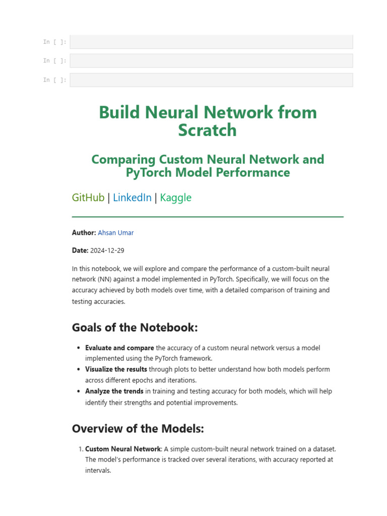 NN From Scratch PDF 1735495327 | PDF | Applied Mathematics | Machine Learning