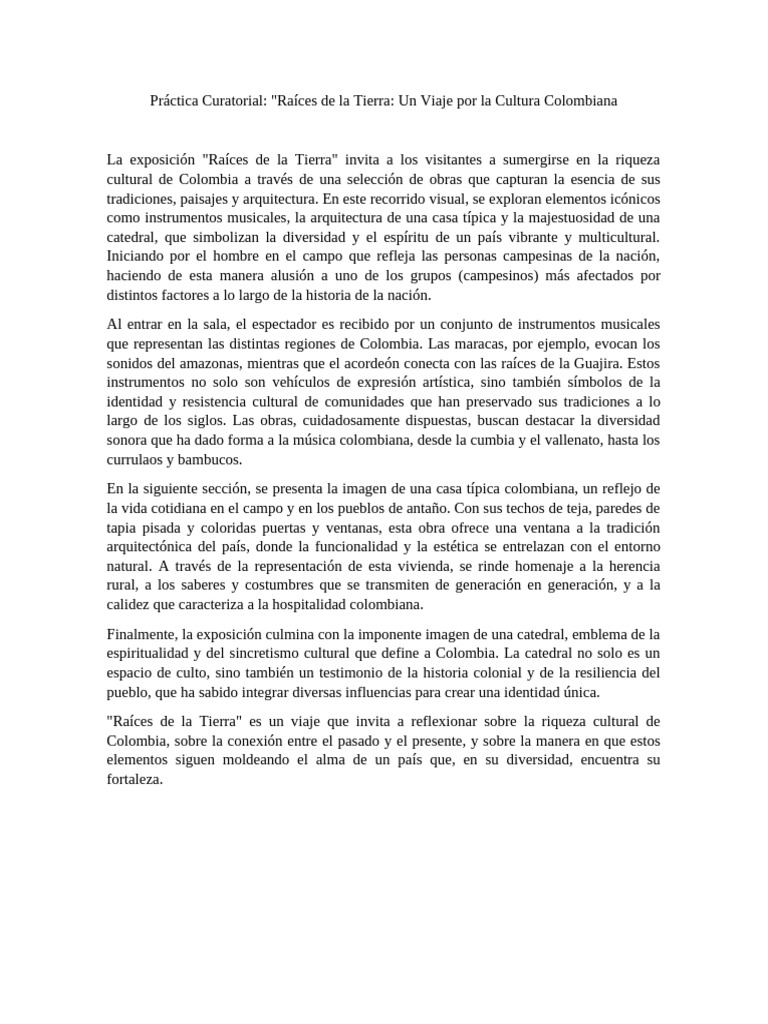 Práctica Curatorial | PDF | Colombia