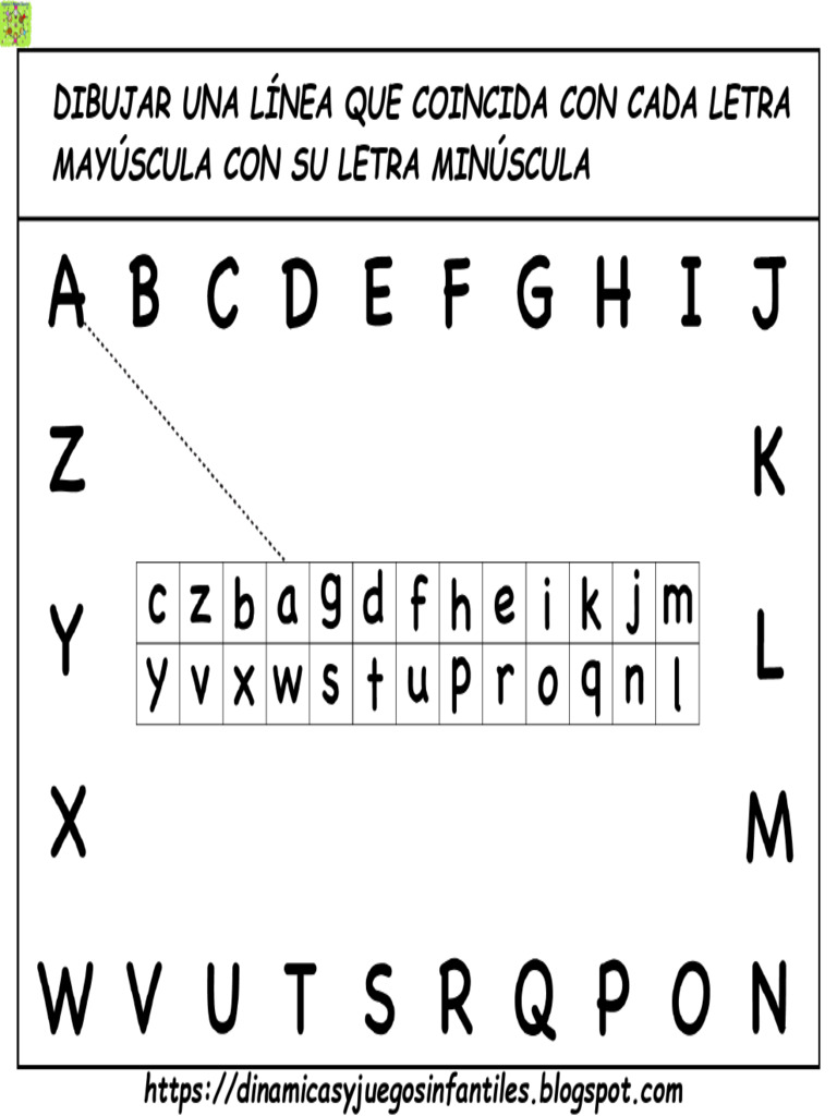 Relacionar Mayusculas Con Minusculas | PDF