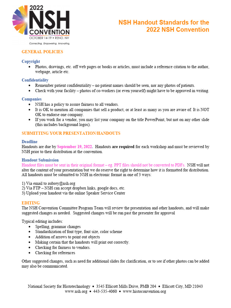 Handout Guidelines 2022 | PDF