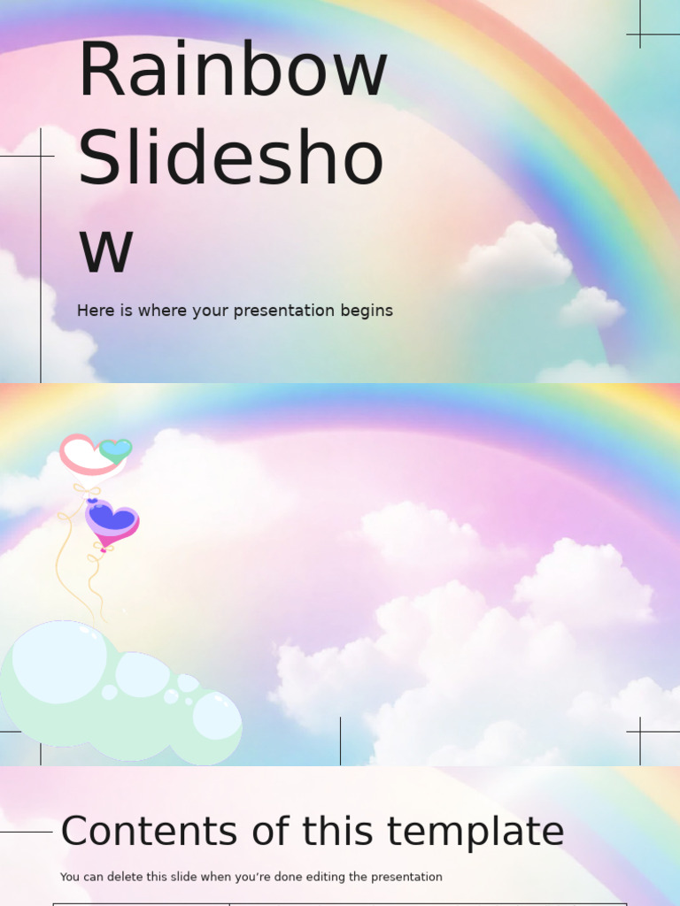 Rainbow Slideshow by Slidesgo | PDF | Planets | Mercury (Planet)