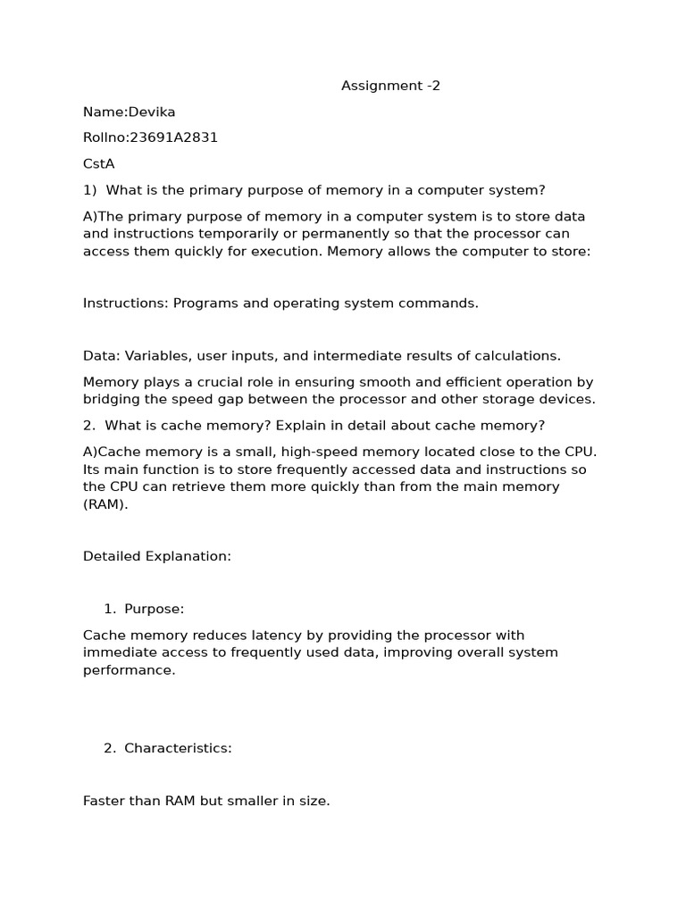 dlcaas2 | PDF | Cpu Cache | Computer Data Storage