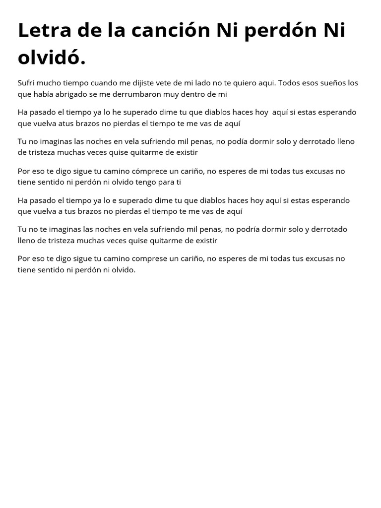 Letra de la canción_20241002_181701_0000 | PDF