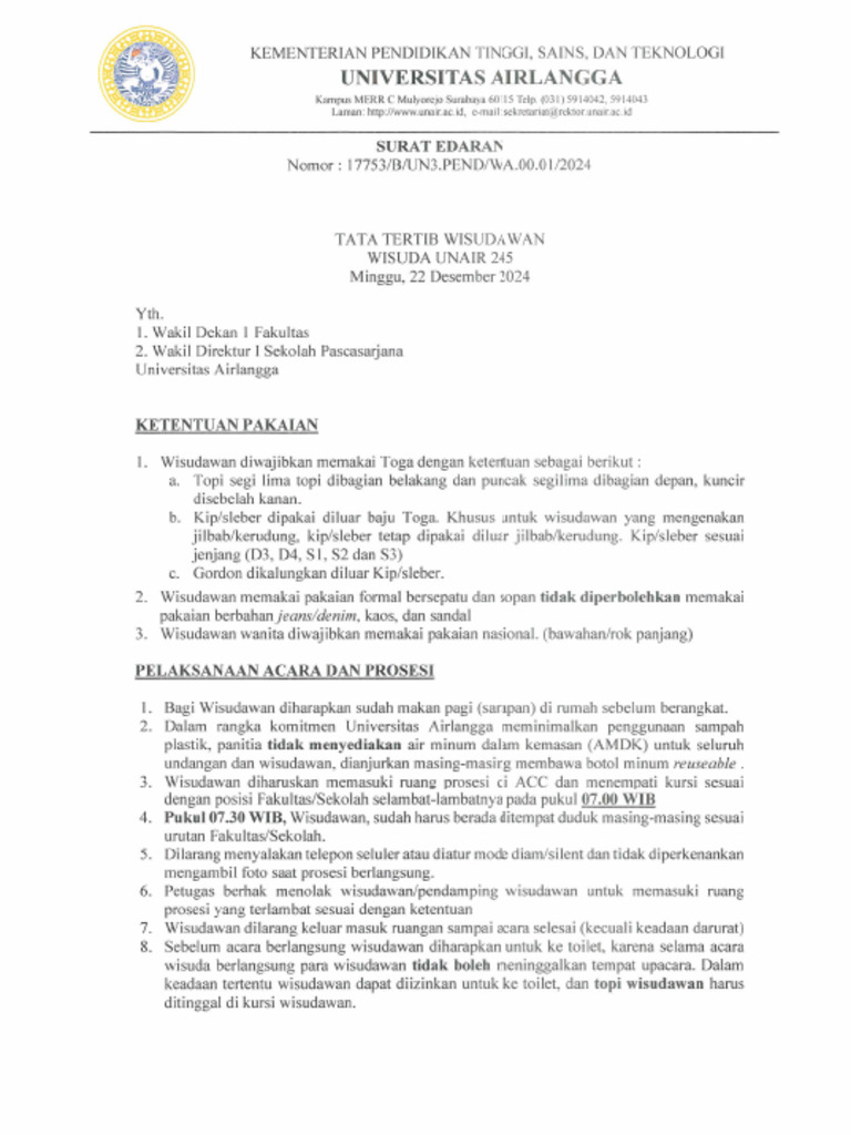 17753-Tata tertib wisuda 245 | PDF