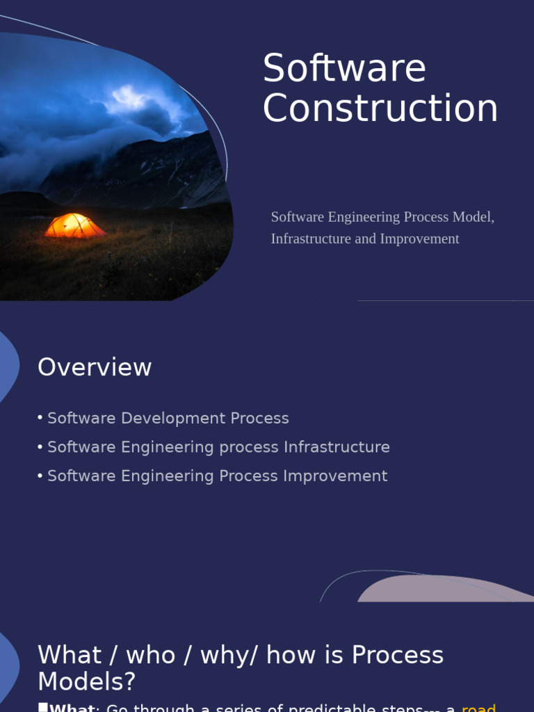 02 Software Engineering Process Model Infrastructure and Improvement 28092020 054722pm | PDF ...