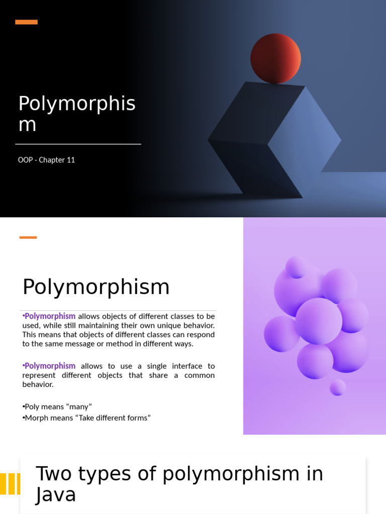 Week 15 - OOP Chapter 11 - Polymorphism-1 | PDF | Method (Computer Programming) | Class ...