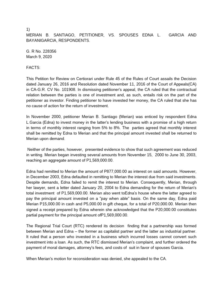 Cases - Print ready | PDF | Mortgage Law | Interest