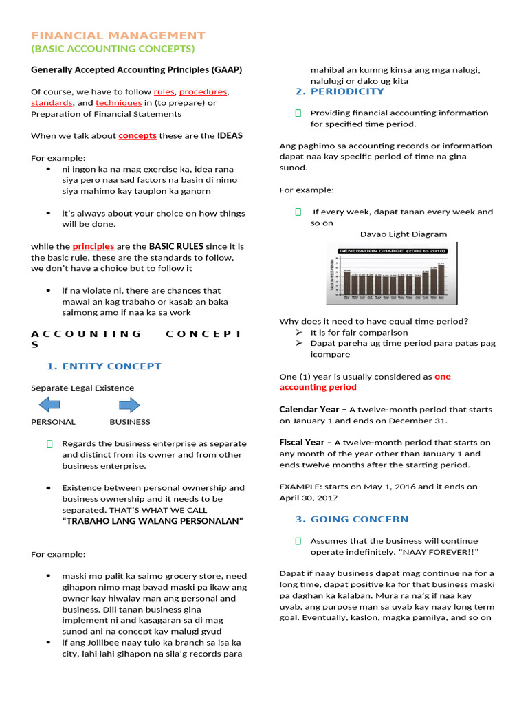 Basic Concepts and Principles | PDF | Accounting | Economies