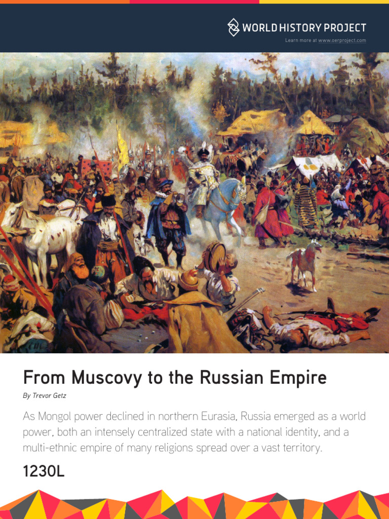 WHP-1200 3-2-9 Read - From Muscovy To The Russian Empire - 1230L | PDF ...