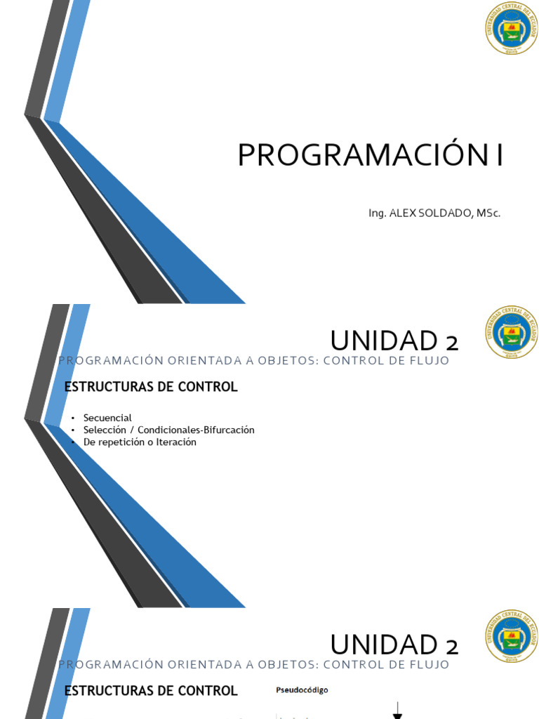05 - Estructuras de Control | PDF | Flujo de control | Informática