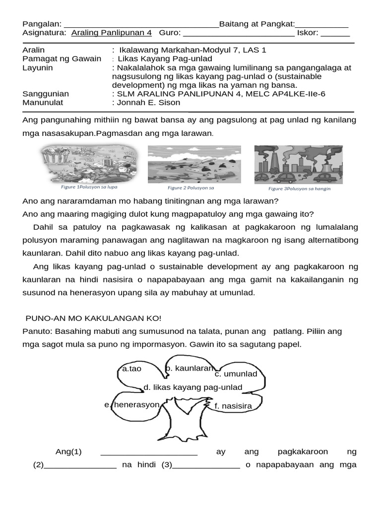 Ap4-Q2 Week 7-Las - 1 | PDF