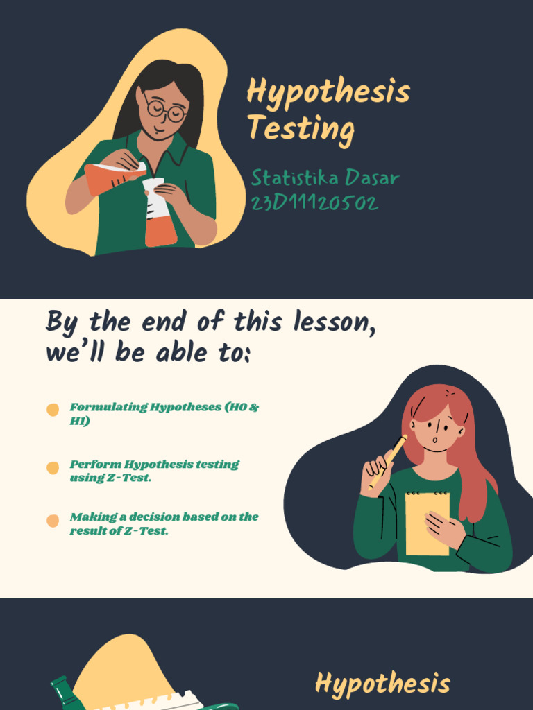 Hypothesis Testing Z Pdf Statistical Hypothesis Testing Hypothesis