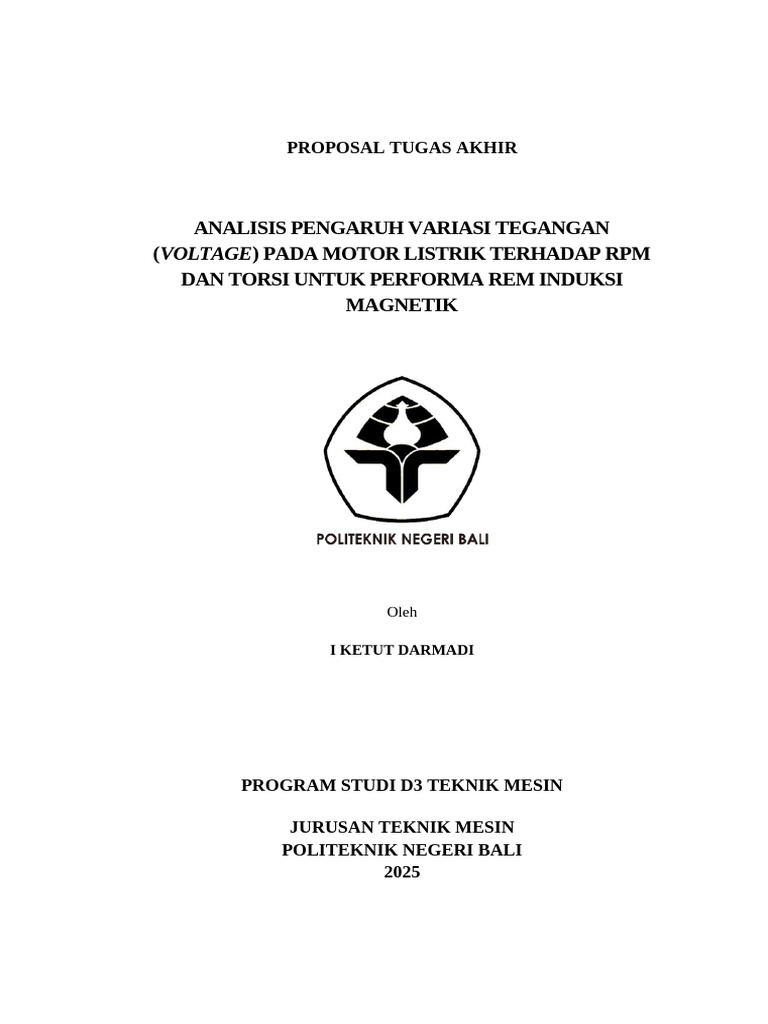 PROPOSAL PROYEK AKHIR SPUL | PDF