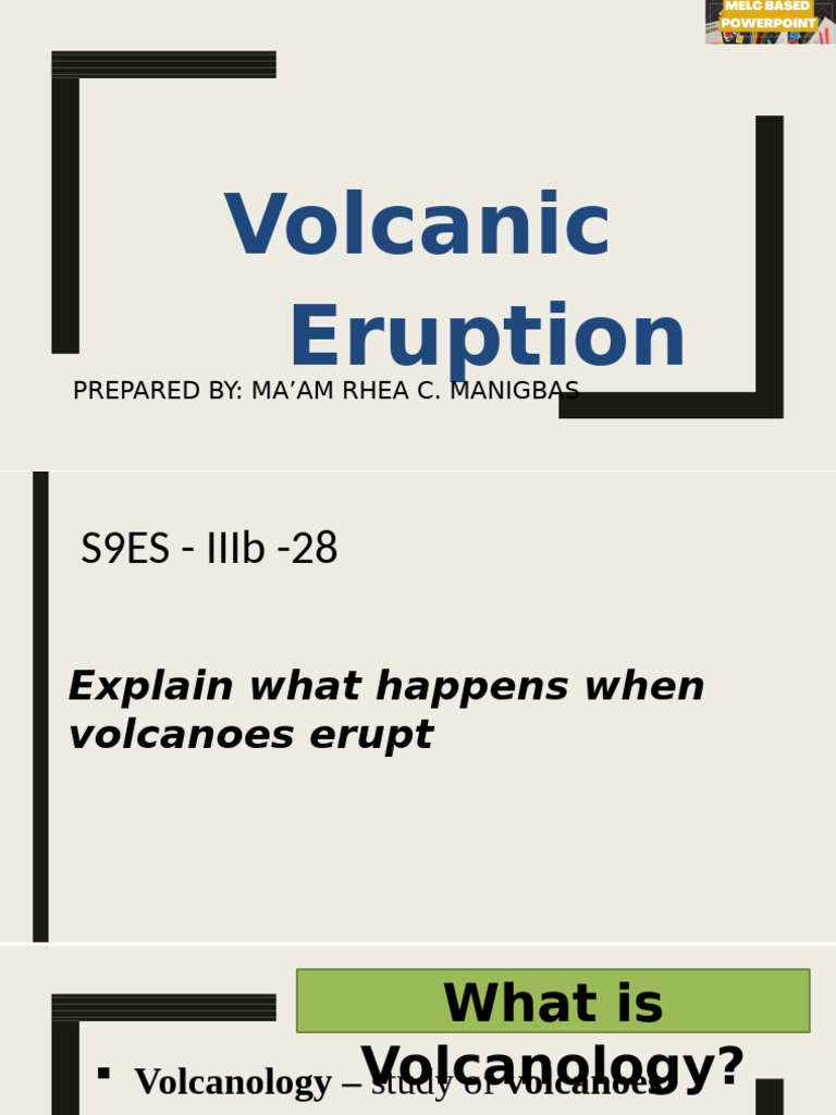 G9 Science Q3 - Week 2-3 How Volcanoes-Erupt | PDF | Volcano | Types Of ...