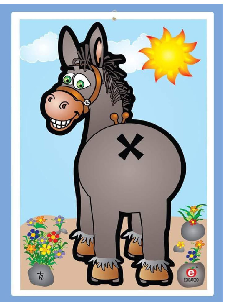 poner la cola al burro | PDF