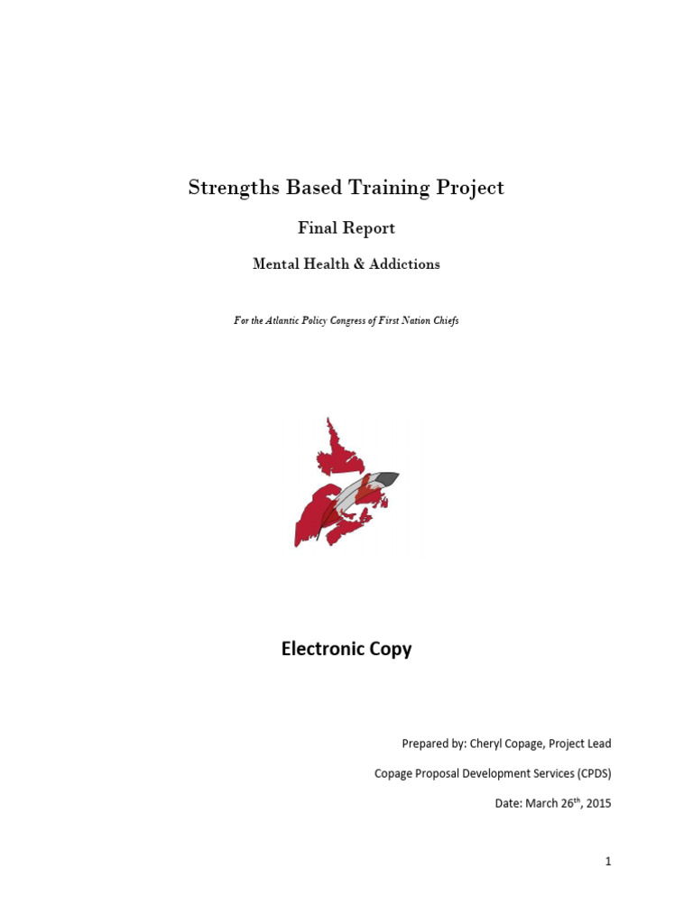 Strengths Based Approach - Mental Health and Addictions Training ...