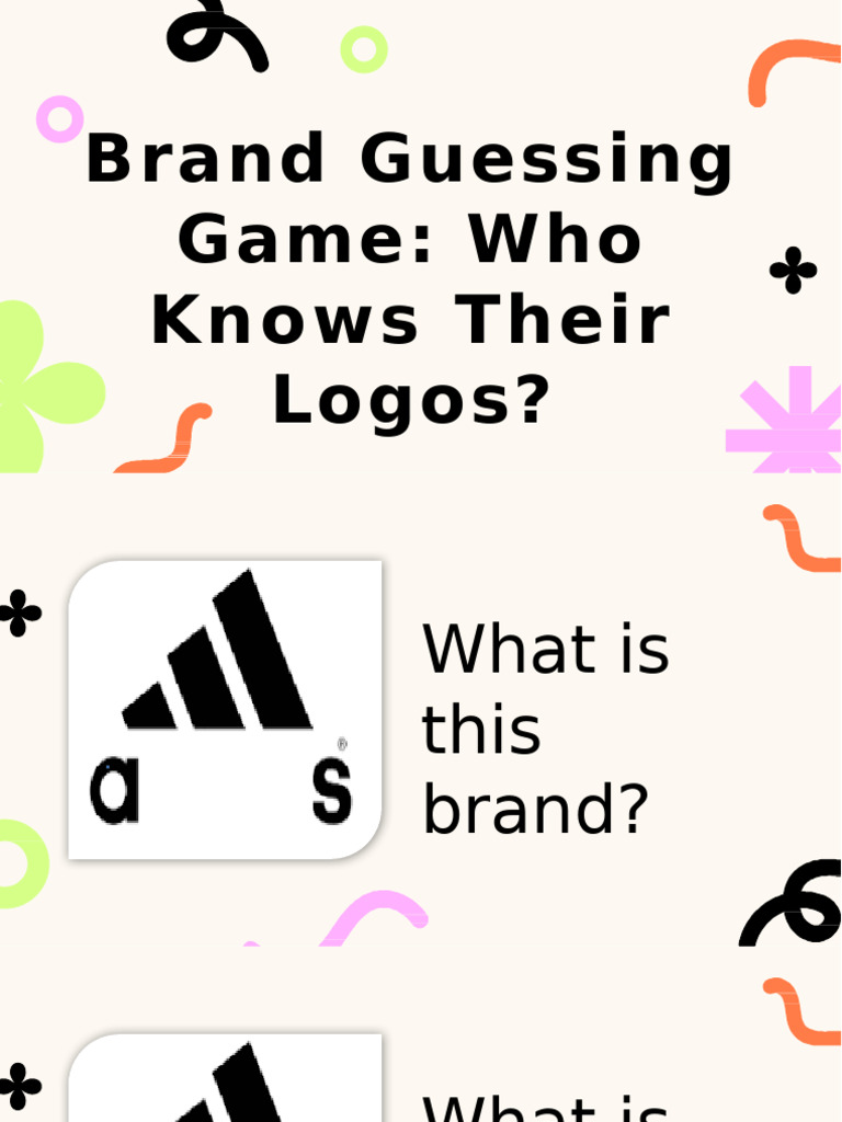 Slidesgo Brand Guessing Game Who Knows Their Logos 20241216054958zd2p | PDF