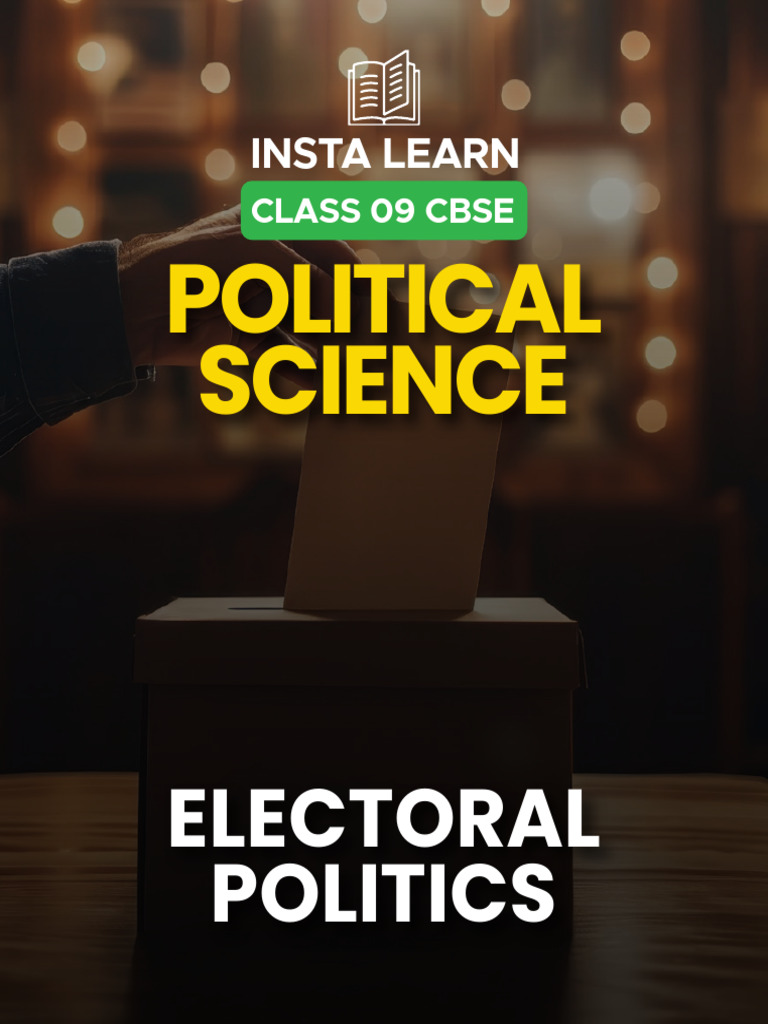 Insta Learn - Electoral Politics | PDF | Elections | Voting