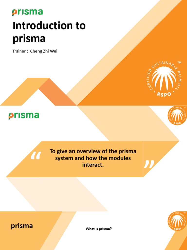 Introduction to RSPO's Prisma System | PDF | Audit | Business